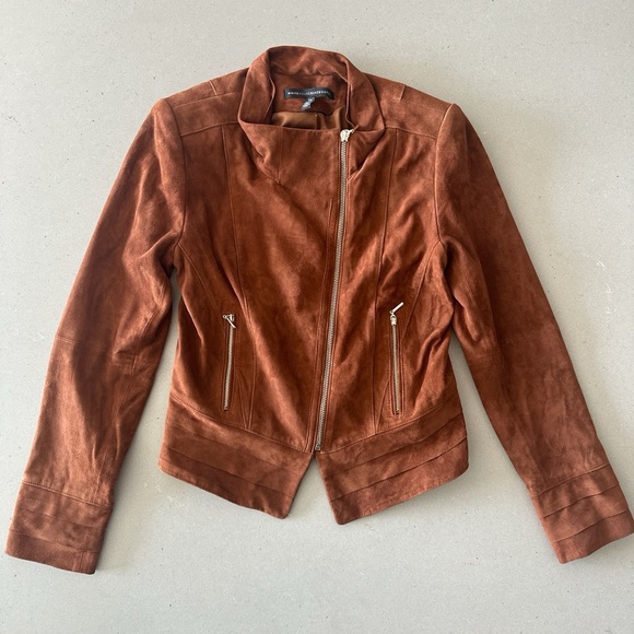 White House Black Market | Jackets & Coats | Authentic Leather Jacket ...
